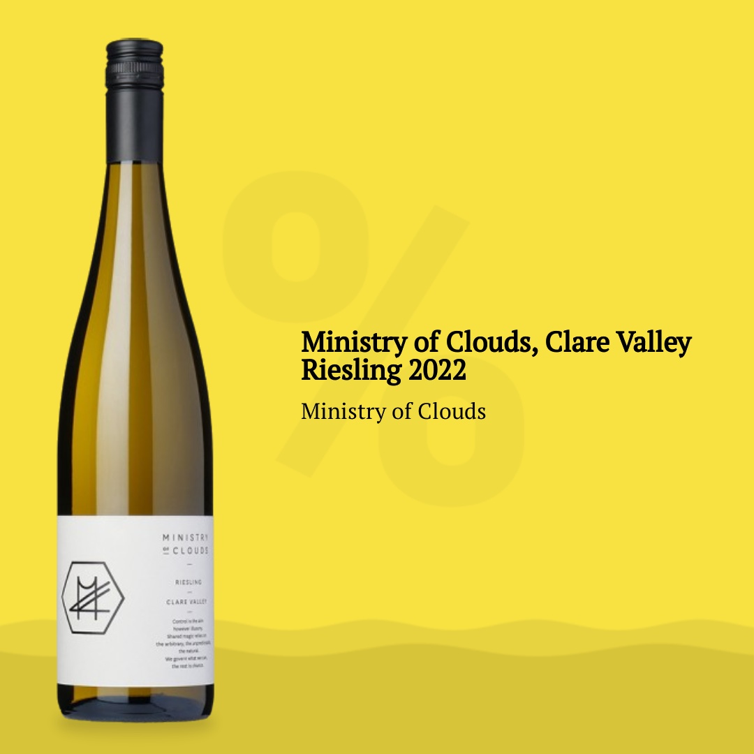 Clare Valley Riesling 2022 Fra Ministry Of Clouds På Tilbud! Clare Valley Riesling 2022 Fra Ministry Of Clouds På Tilbud!