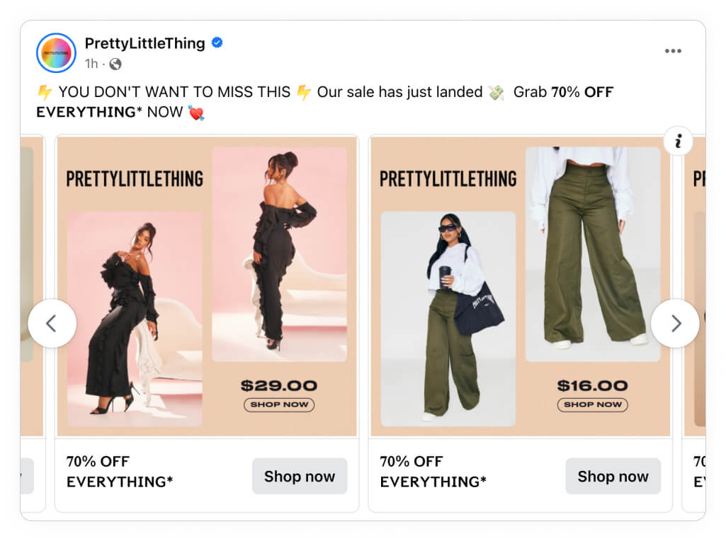 Using Catalog Ads as a fashion brand - Confect.io
