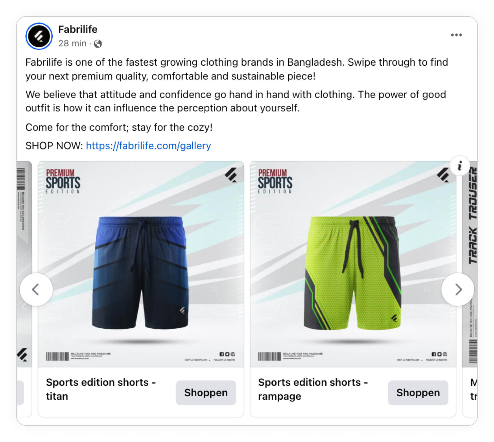 Using Catalog Ads as a Sports & Fitness brand - Confect.io