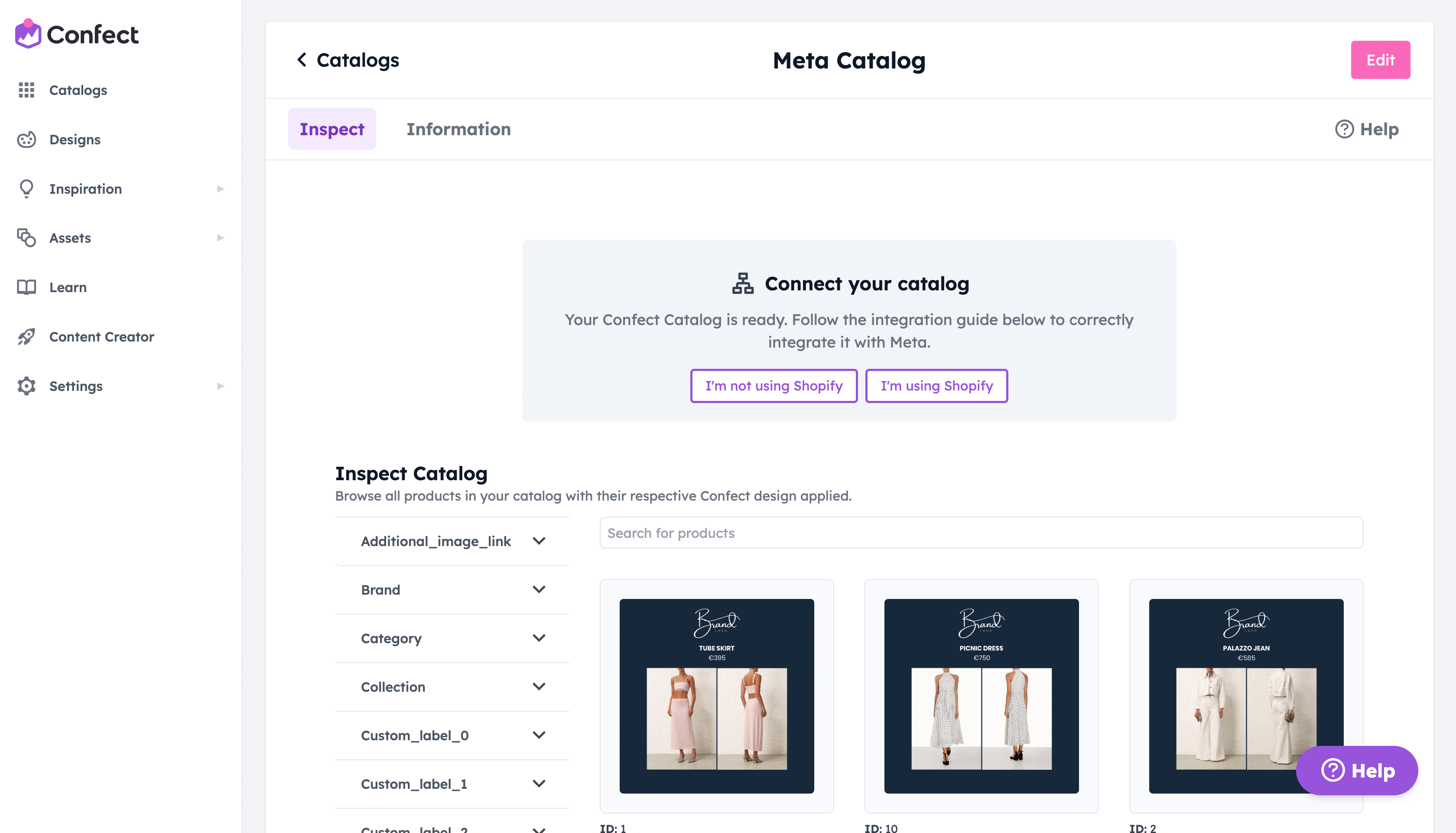 Connect Confect to Meta - Confect Academy