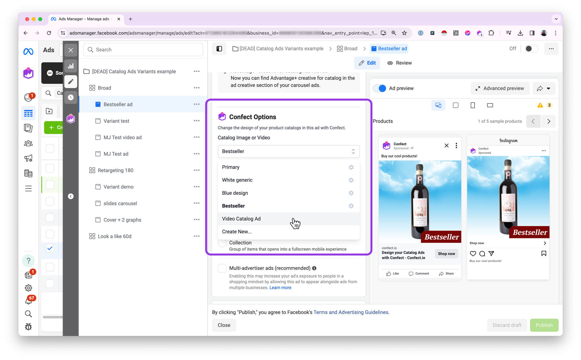 Making your first Video Catalog Ads and Product Level Video on Meta ...