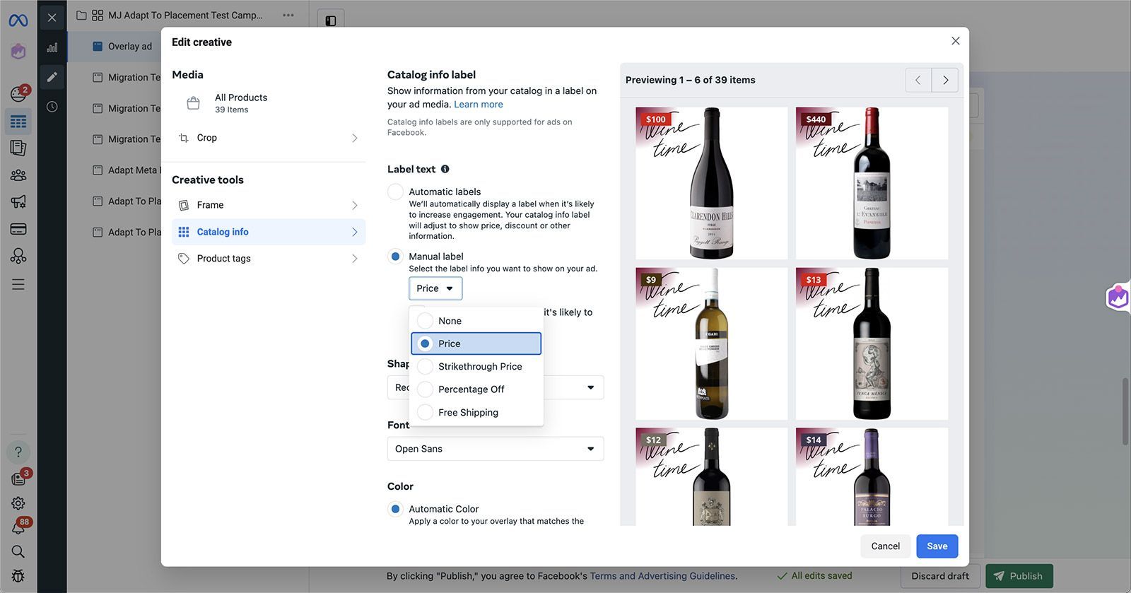 Frames & Overlays for Meta Catalog Ads and Dynamic Product Ads - Confect.io